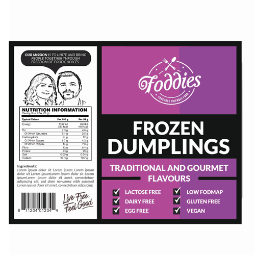 New dumpling labels needed | Product label contest