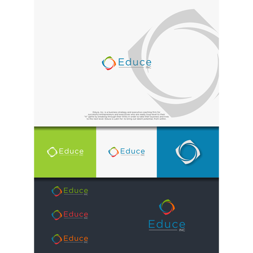 Blend concept, inspiration and sophistication into the Educe logo ...