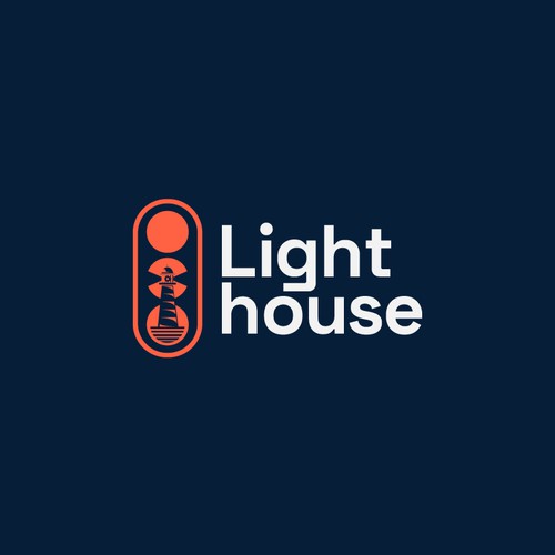 Designs | Design logo of a lighthouse spotlighting a traffic signal ...