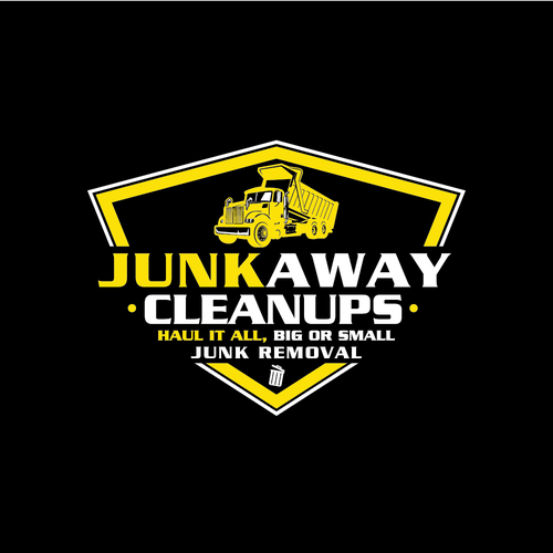 Designs | Modern Junk removal logo, badge style, both original example ...