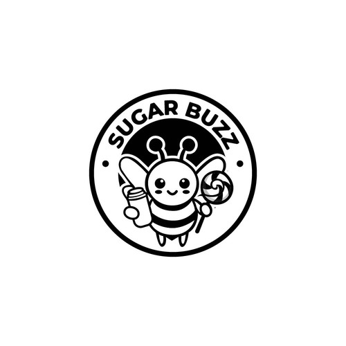 Designs | Sugar Buzz Bar its a kids Mock tail bar. | Logo design contest
