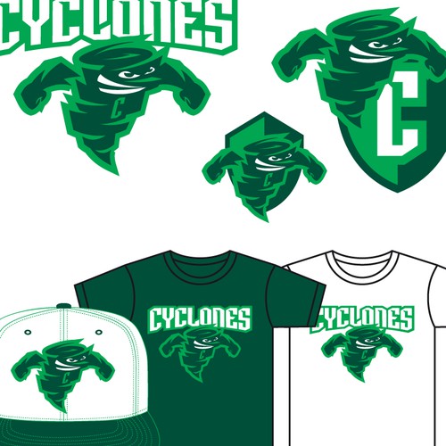 Create a Cyclone for an Athletic Department! | Logo design contest
