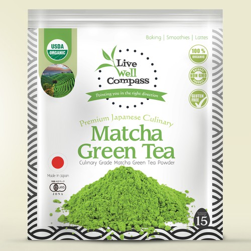 Vintage / Modern Packaging & Logo Design for our Japaneses Matcha Green ...