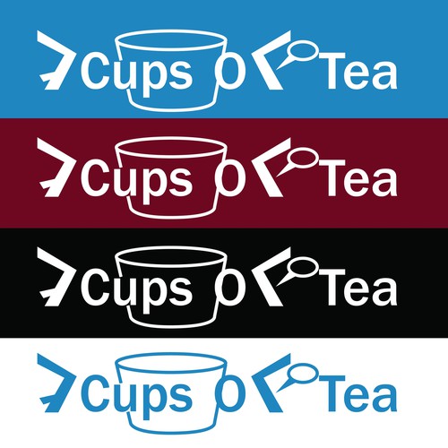 logo for 7 Cups of Tea | Logo design contest