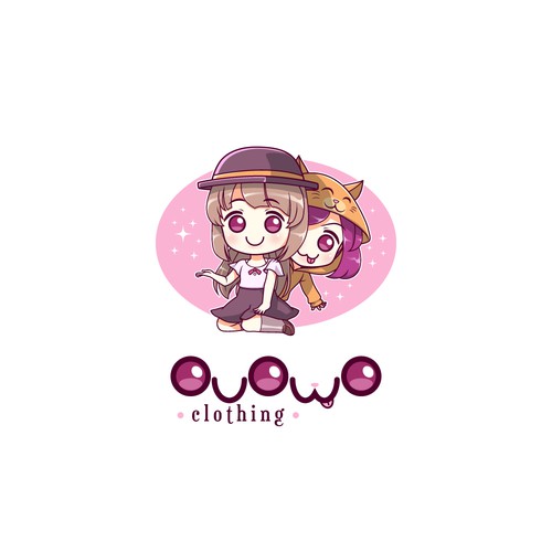 Cute and Fun logo for Kawaii themed clothing store | Logo design contest