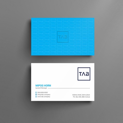 TAB Business Card | Business card contest