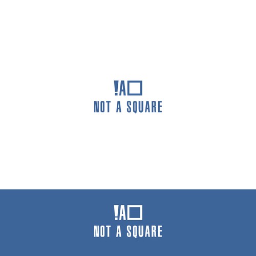 Ontwerpen | Logo for "Not A Square" | Logo-ontwerp ontwerpwedstrijd