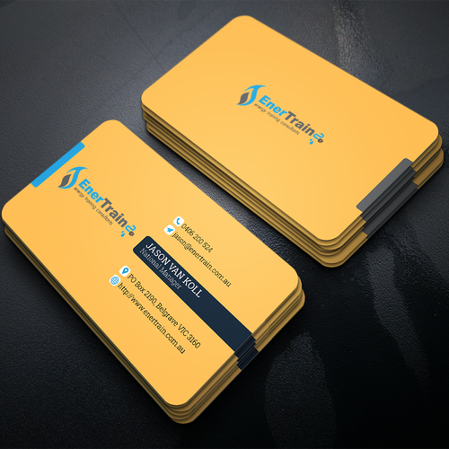 Give me a bold, neat and sleek business card design | Business card contest