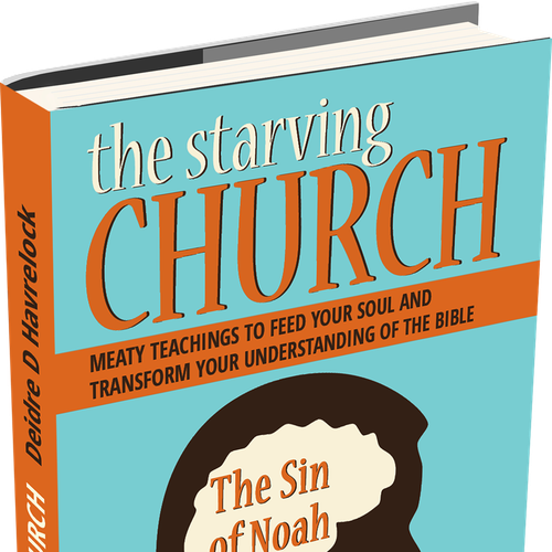 Create a stunning book cover for non-fiction, quirky, Christian series ...