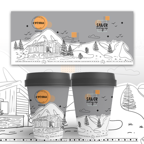 Designs | Coffee shop cup design and updated swag! | Cup or mug contest