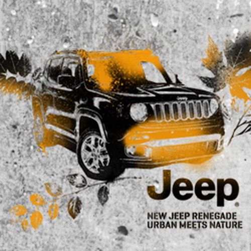 JEEP® streetart flashbanners for CosmicPeople | Flash banner contest