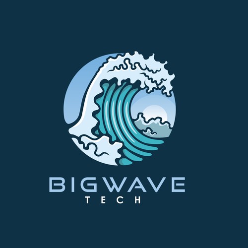 Designs | Tech startup in need of logo with wave theme | Logo ...