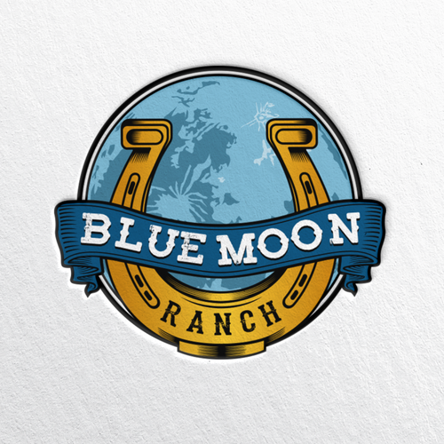 Designs | Blue Moon Ranch - Luxury AirBNB / Ranch | Logo design contest