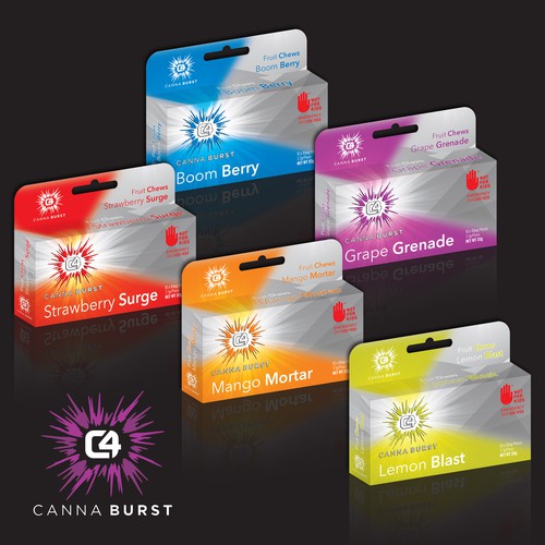 Designs | C4 Canna Burst Packaging Design | Product packaging contest