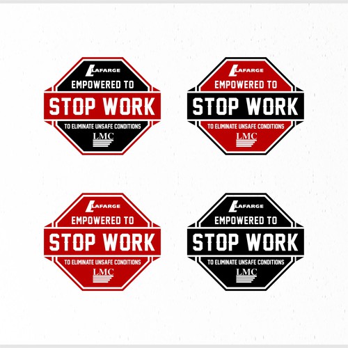 Stop Work Authority Campaign Artwork Design, Empowering Employees to ...