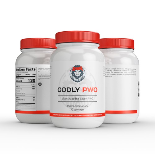 Label-design for Godly Supplements | Product label contest