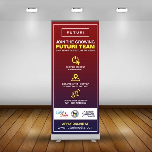 Easy Project - Create stand-up banner for College Recruitment Fair ...