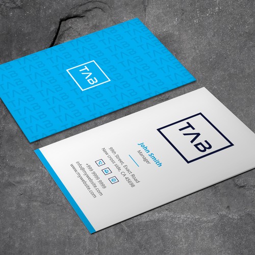 TAB Business Card | Business card contest