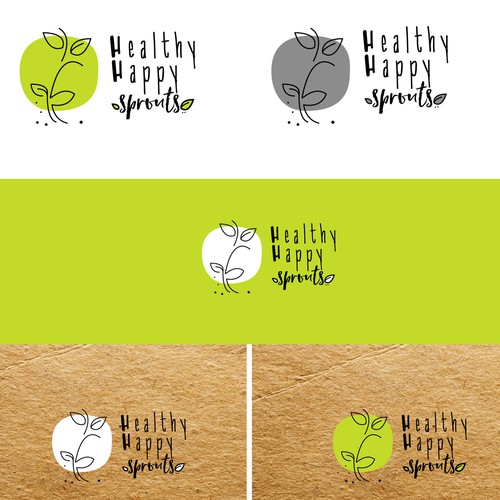 Logo for Healthy Happy Sprouts | Logo design contest