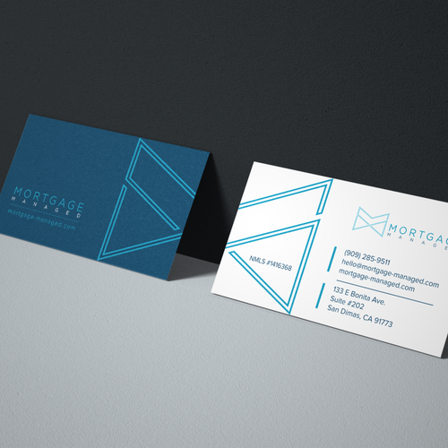 Business card design for Mortgage Company-creative liberties welcome ...