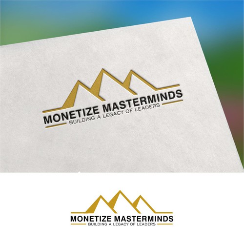 Cool logo integrating 3 pyramids | Logo design contest