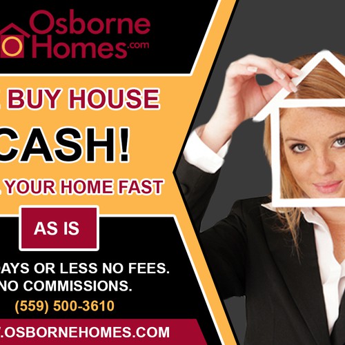 Creative a call to action postcard to give home owners cash for their ...