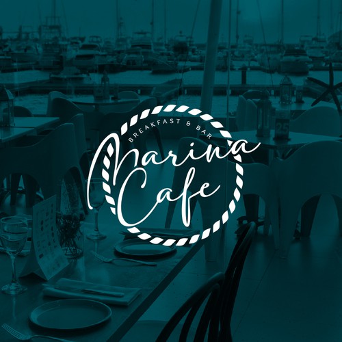 Designs | Logo for Marina Cafe Breakfast and Bar in Pensacola Beach ...