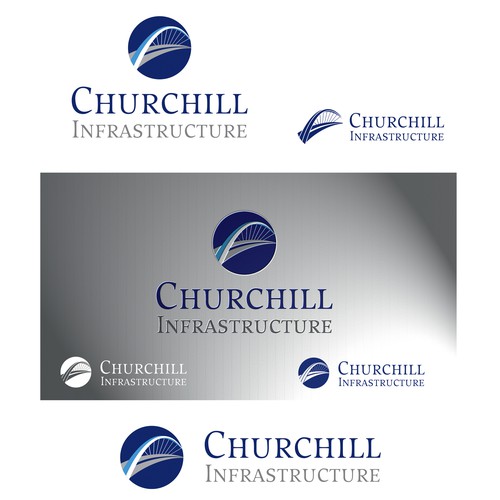 Create a classic traditional logo for Churchill Infrastructure Civil ...