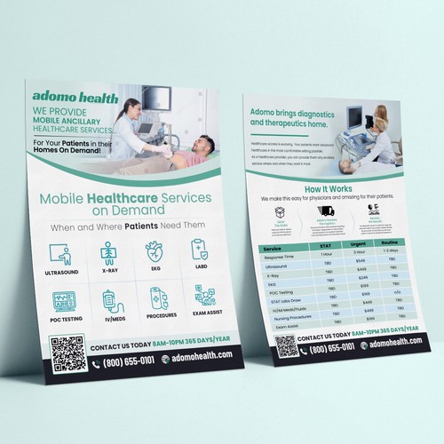 Designs | Design a beautiful one-pager for a health tech startup ...