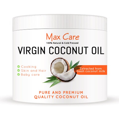 Package Design for Virgin Coconut Oil | Product packaging contest