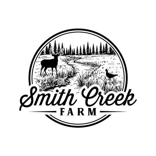 Designs | Design a hobby farm logo with wildlife | Logo design contest