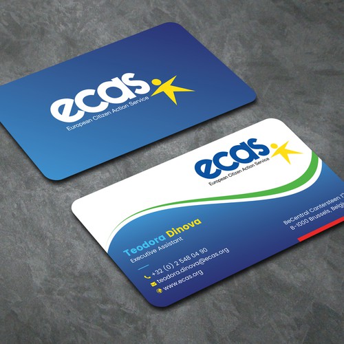 Designs | Design a classy business card for a Brussels-based EU-focused ...