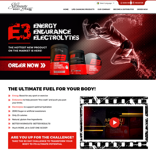 Designs | *Guaranteed Prize* - Design a Landing Page for Energy Product ...