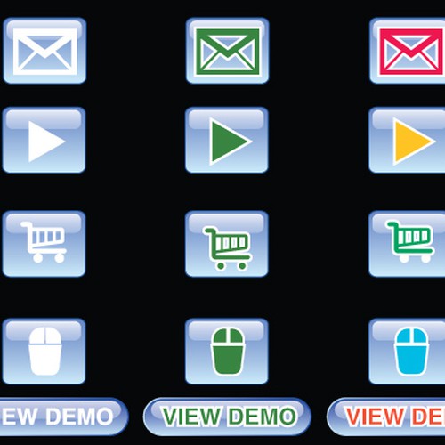 A Few Simple Icons -- But Need To Convey Tech Savvy | Button or icon ...