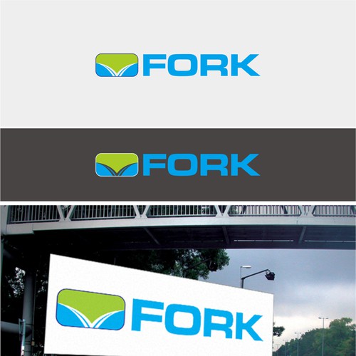 Create a thought provoking logo for Fork Consulting - standing at the ...