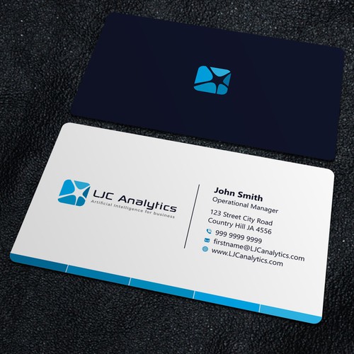 Artificial Intelligence business card | Business card contest