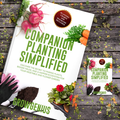 Designs | Companion planting book cover that grabs attention and ...