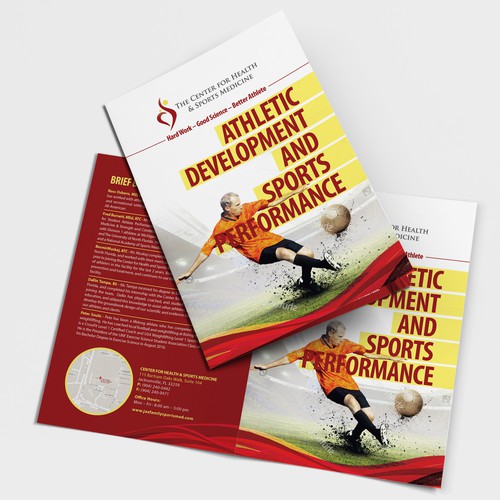 Athletic development and Sports Performance | Brochure contest