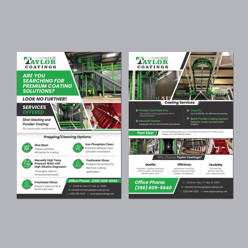 Designs | We are a new powder coating company needing to stand out from ...