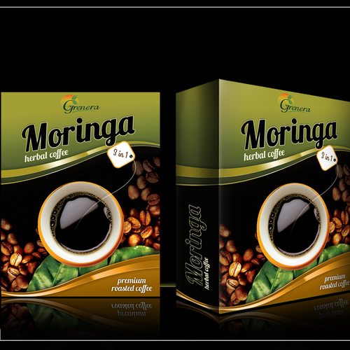 Moringa Herbal Coffee | Product packaging contest