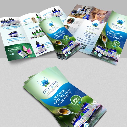 Designs | Elegant CBD/Hemp Product Brochure for Trade Show followed by ...
