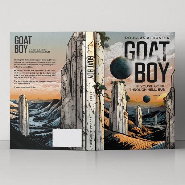 Design a fun book cover for a guide on humor techniques for content ...