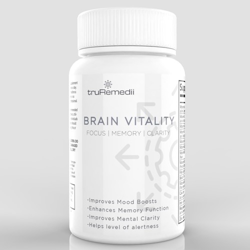 Design minimalist supplement label for a premium brand | Product label ...