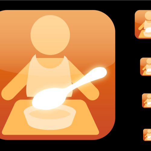 iPhone App Icon for Baby Food Tracking App | Button or icon contest