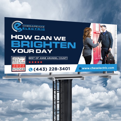 Designs | Chesapeake Electric Billboard | Signage contest