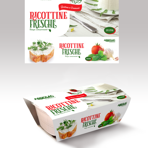 Designs | Original ricotta box | Product packaging contest