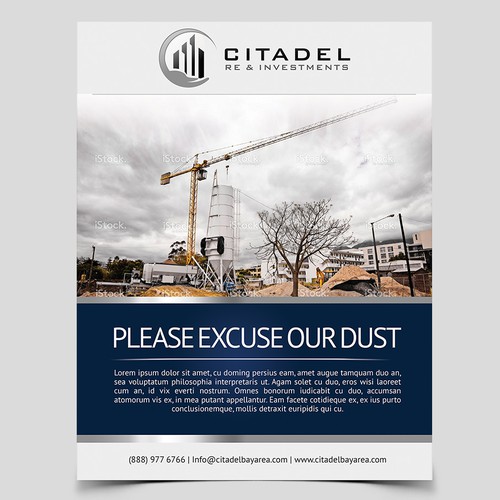 Create a notification flyer for the neighbors | Postcard, flyer or ...