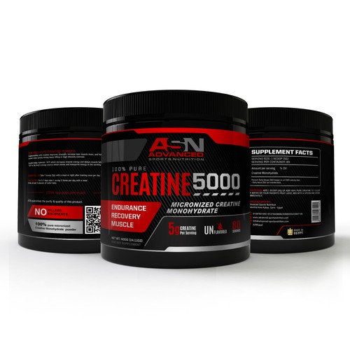 Create a unique label for our Creatine Powder Supplement | Product ...