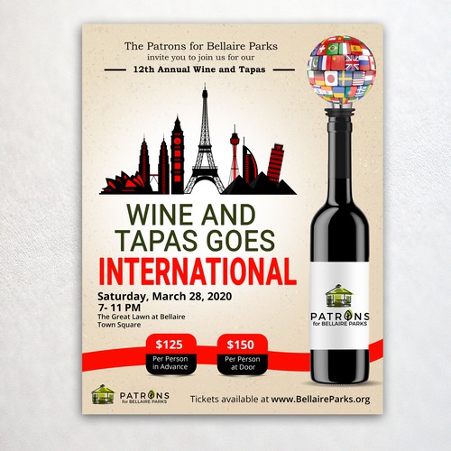 Wine and Tapas 2020 Invitation Design | Postcard, flyer or print contest