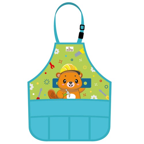 Designs | Play apron with tool theme - for children age 3-7 - graphic ...
